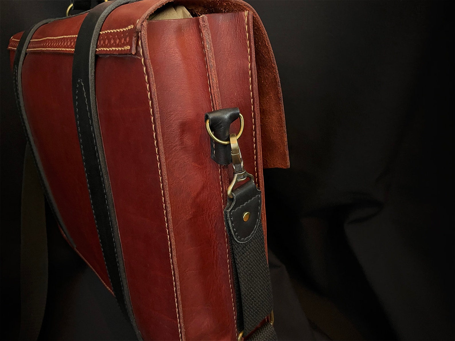 Leather Briefcase Pattern - Leather Bag Pattern - Leather Laptop Bag ...