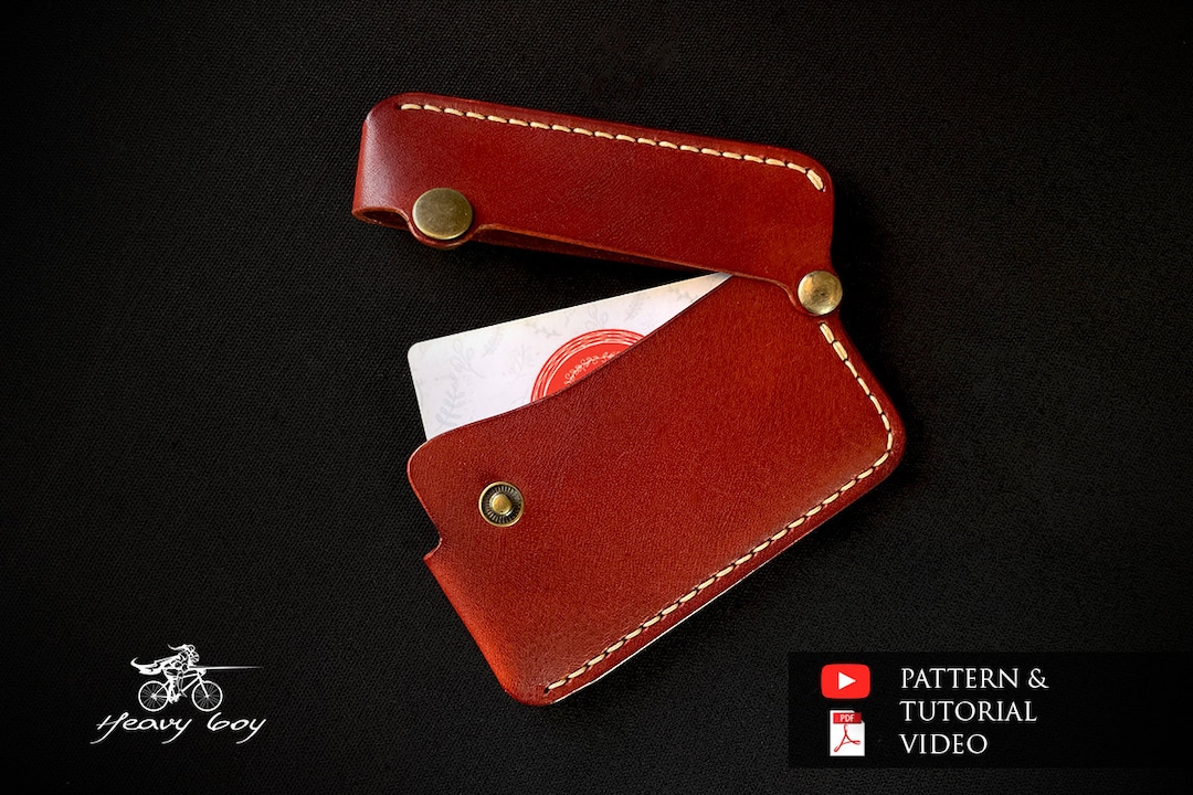 Leather Card Wallet Pattern - Leather Minimalist Wallet Pattern ...