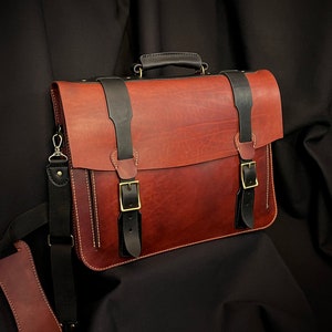 Leather Briefcase Pattern - Leather Bag Pattern - Leather Laptop Bag ...