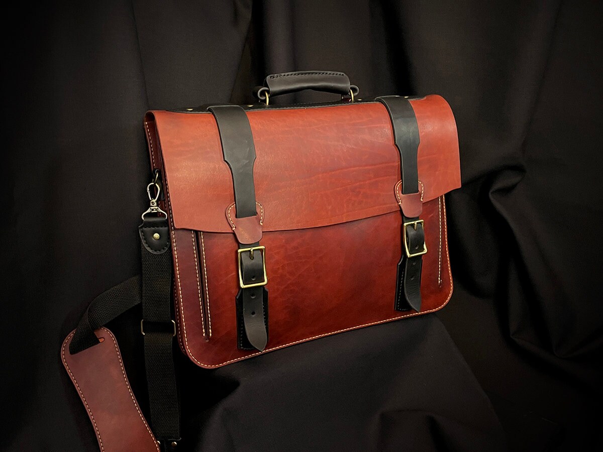 Leather Briefcase Pattern - Leather Bag Pattern - Leather Laptop Bag ...