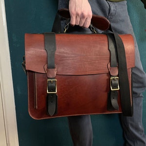 Leather Briefcase Pattern - Leather Bag Pattern - Leather Laptop Bag ...