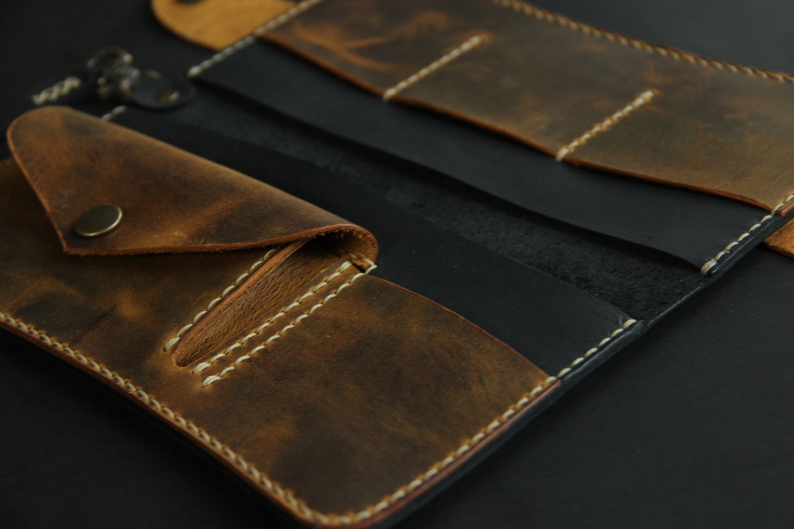 Leather Clutch Pattern - Leather Wallet Pattern Pdf - Leather Template ...