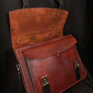 Leather Briefcase Pattern - Leather Bag Pattern - Leather Laptop Bag ...