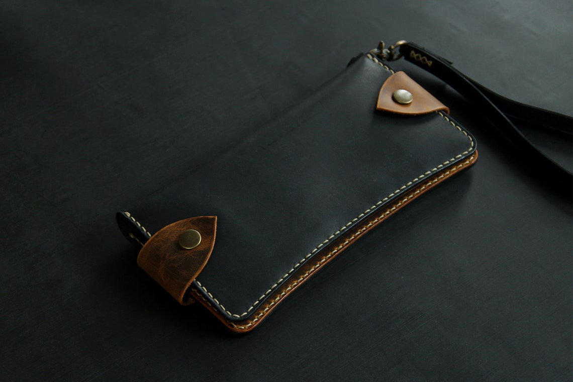 Leather Clutch Pattern - Leather Wallet Pattern Pdf - Leather Template ...