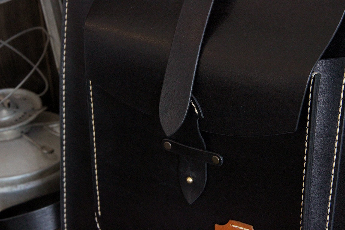Leather Roll Top Backpack Pattern - Leather Bag Pattern - Leather ...