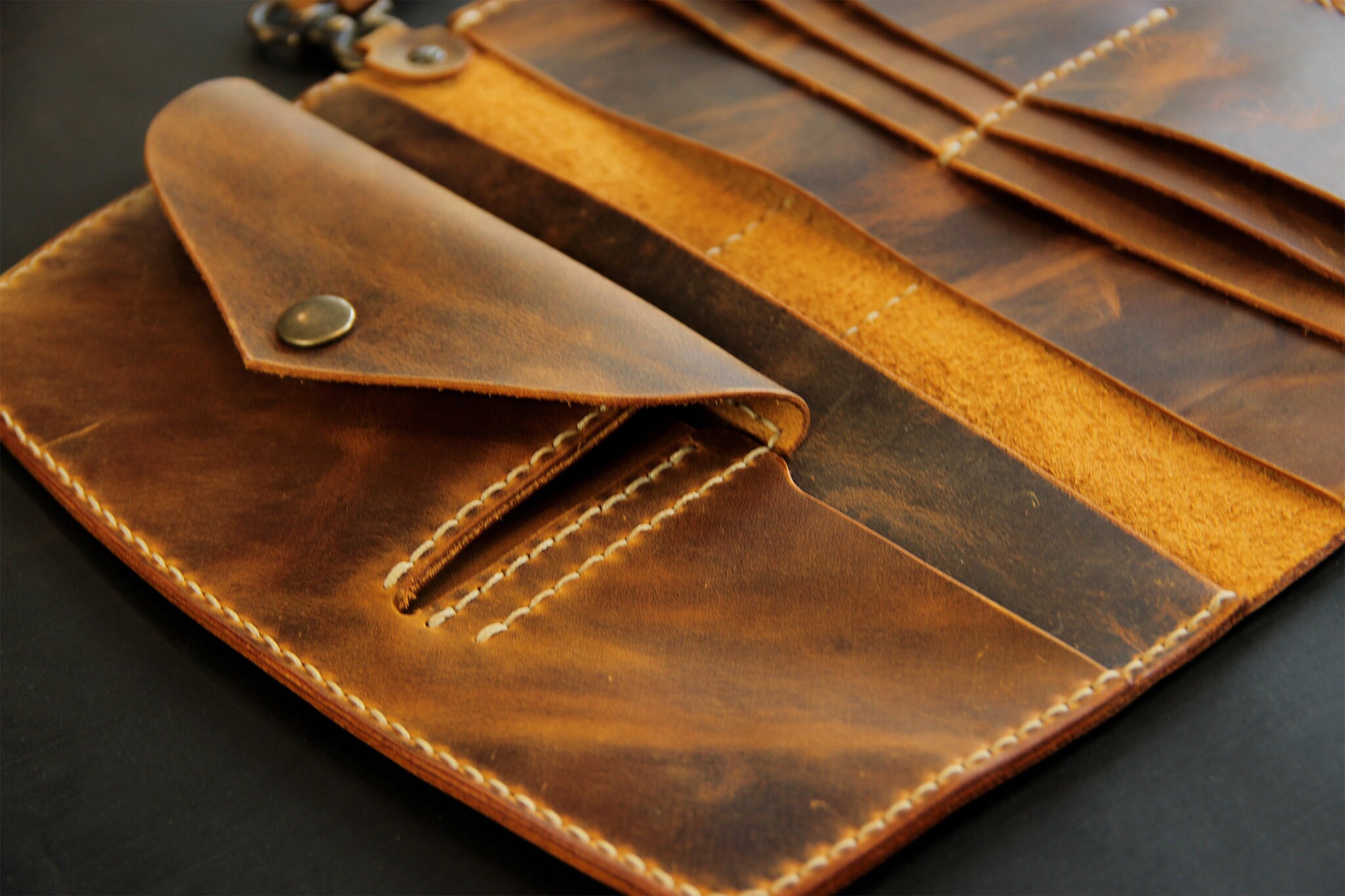 Leather Clutch Pattern - Leather Wallet Pattern Pdf - Leather Template ...