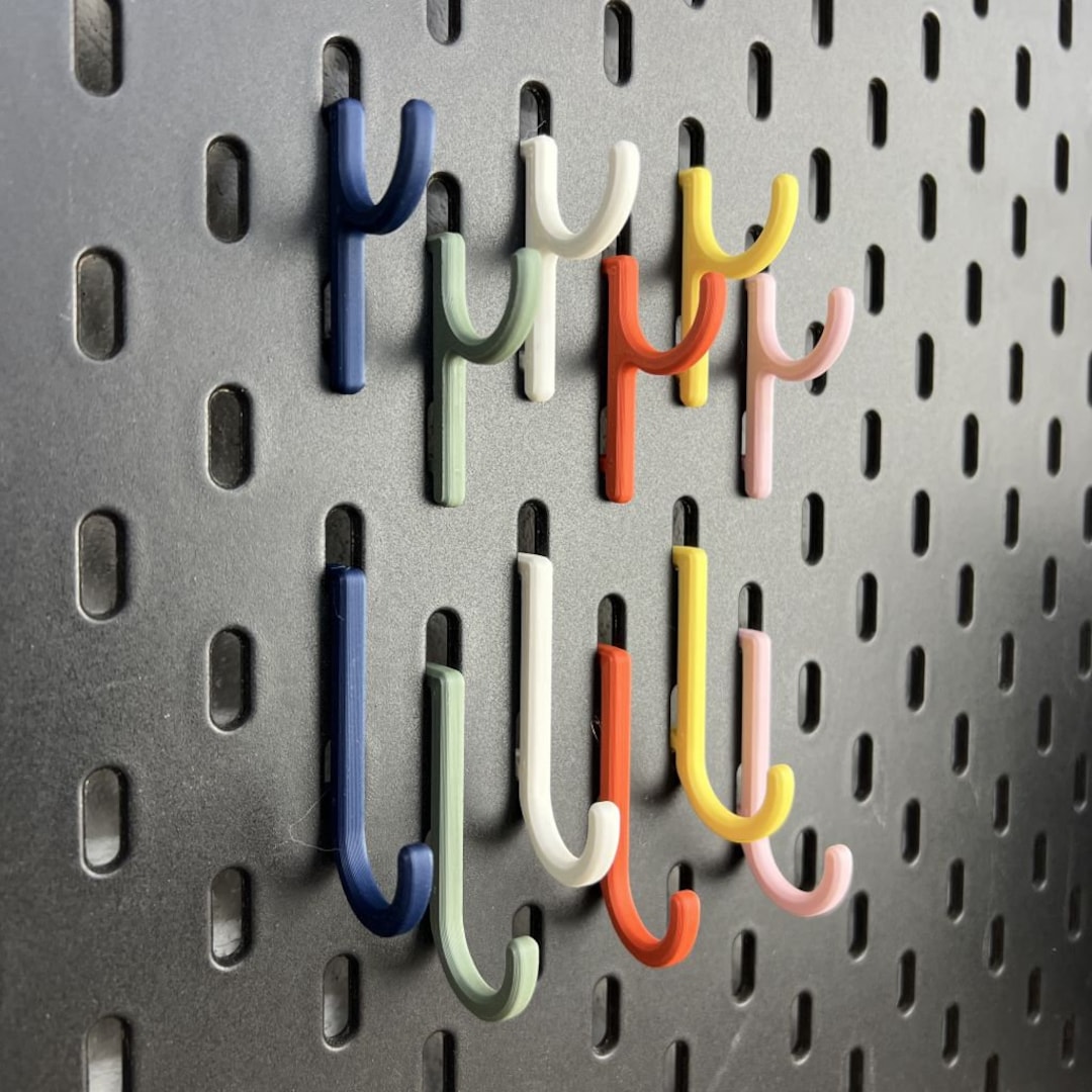 SKADIS Universal Hook for the IKEA Skadis Pegboard in Different Shapes ...