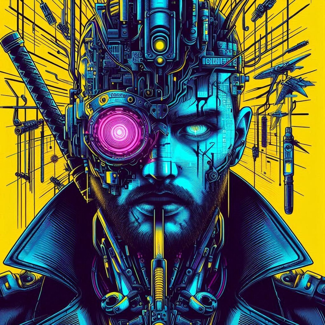 Printable Cyberpunk Posters A4 Wall Poster - Etsy