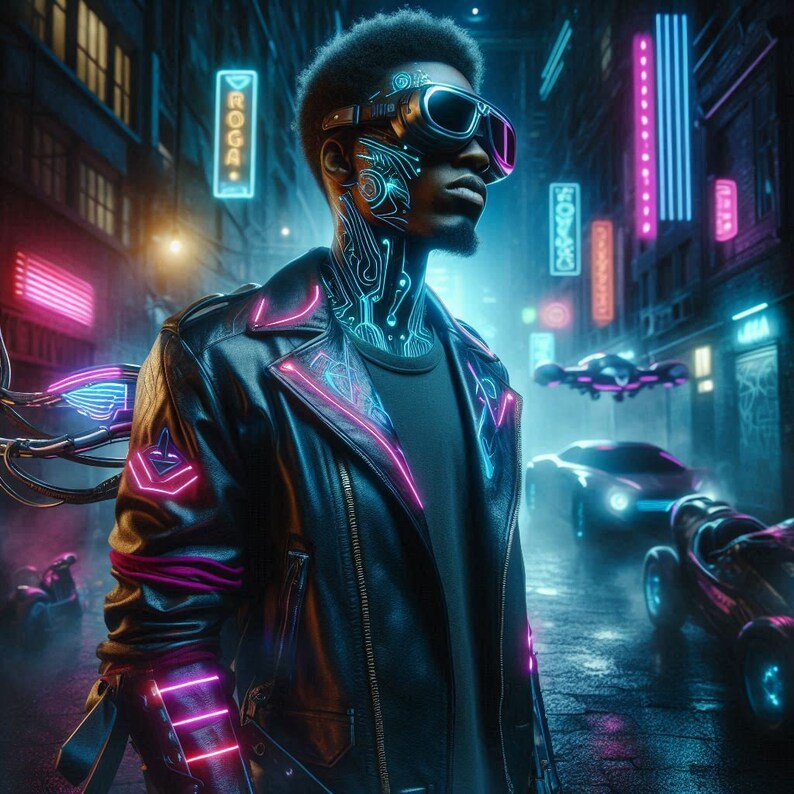 Printable Cyberpunk Posters A4 Wall Poster - Etsy