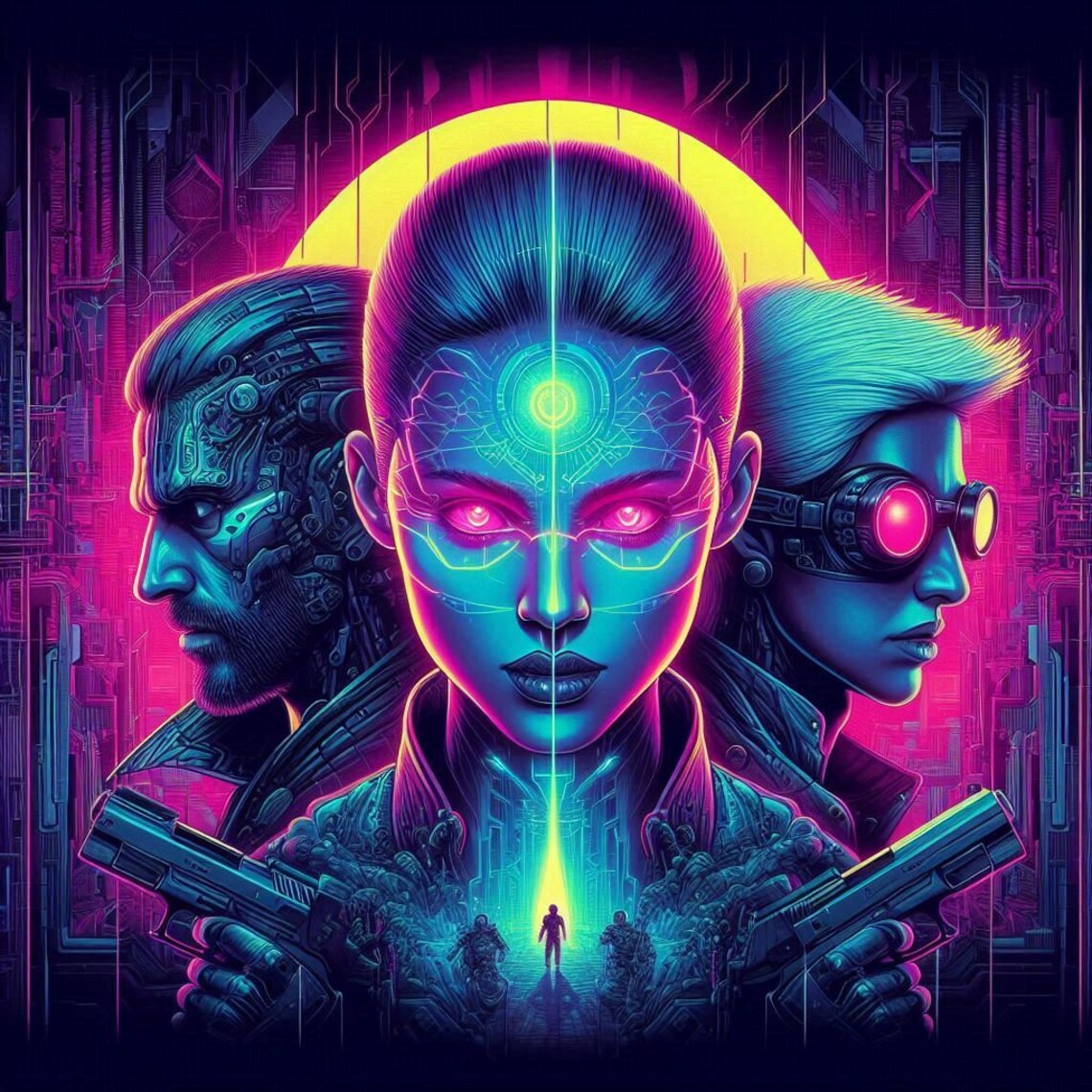 Printable Cyberpunk Posters A4 Wall Poster - Etsy