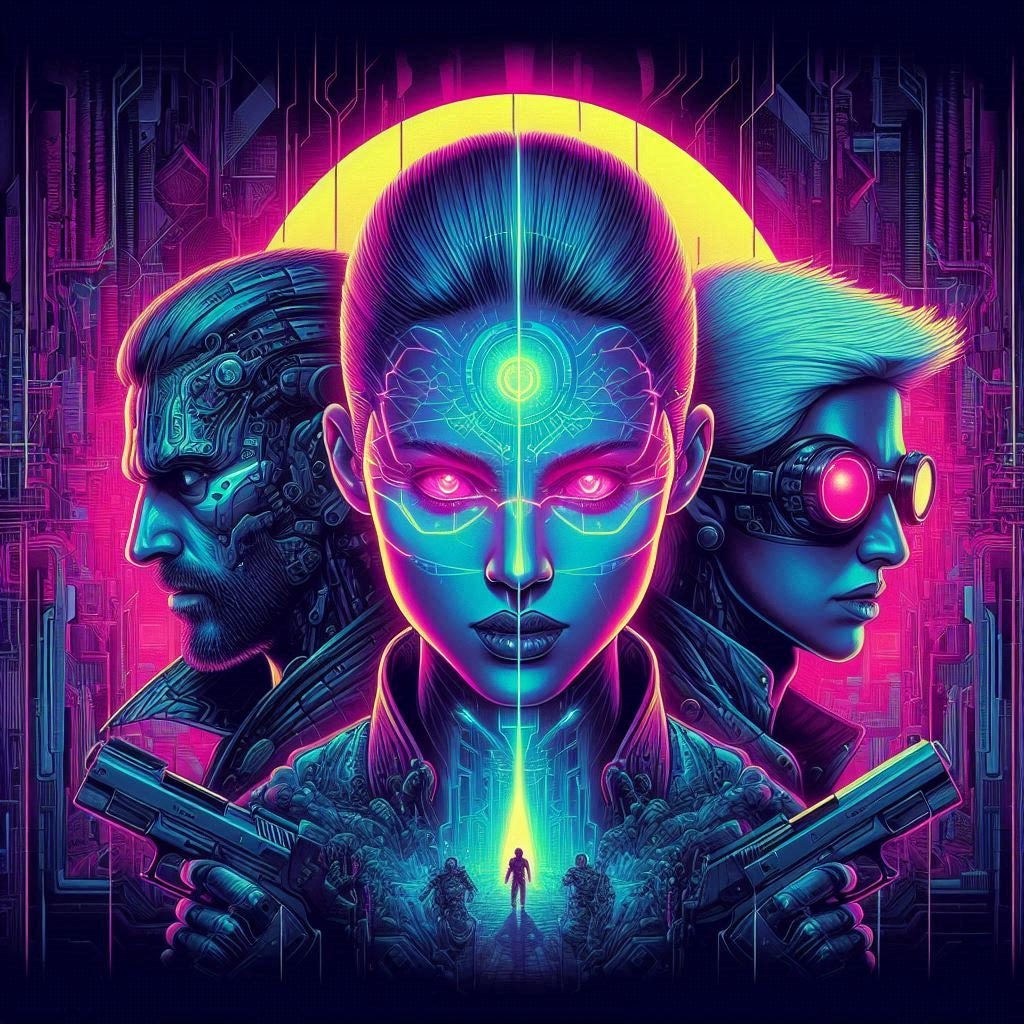 Printable Cyberpunk Posters A4 Wall Poster - Etsy