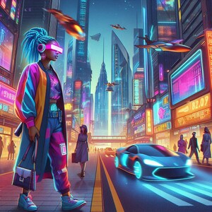 Printable Cyberpunk Posters A4 Wall Poster - Etsy