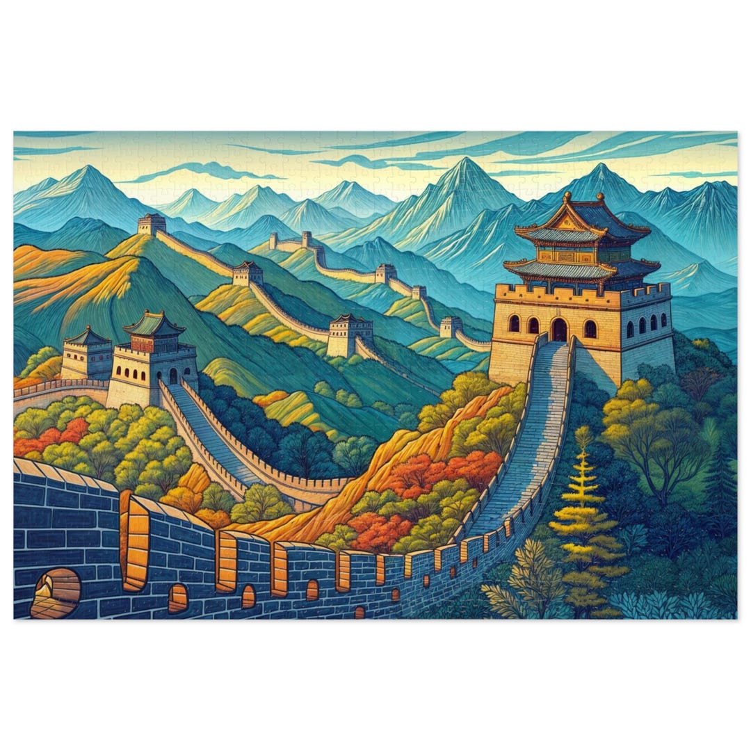 Great Wall of China Jigsaw Puzzle: Explore the Majesty of Ancient ...