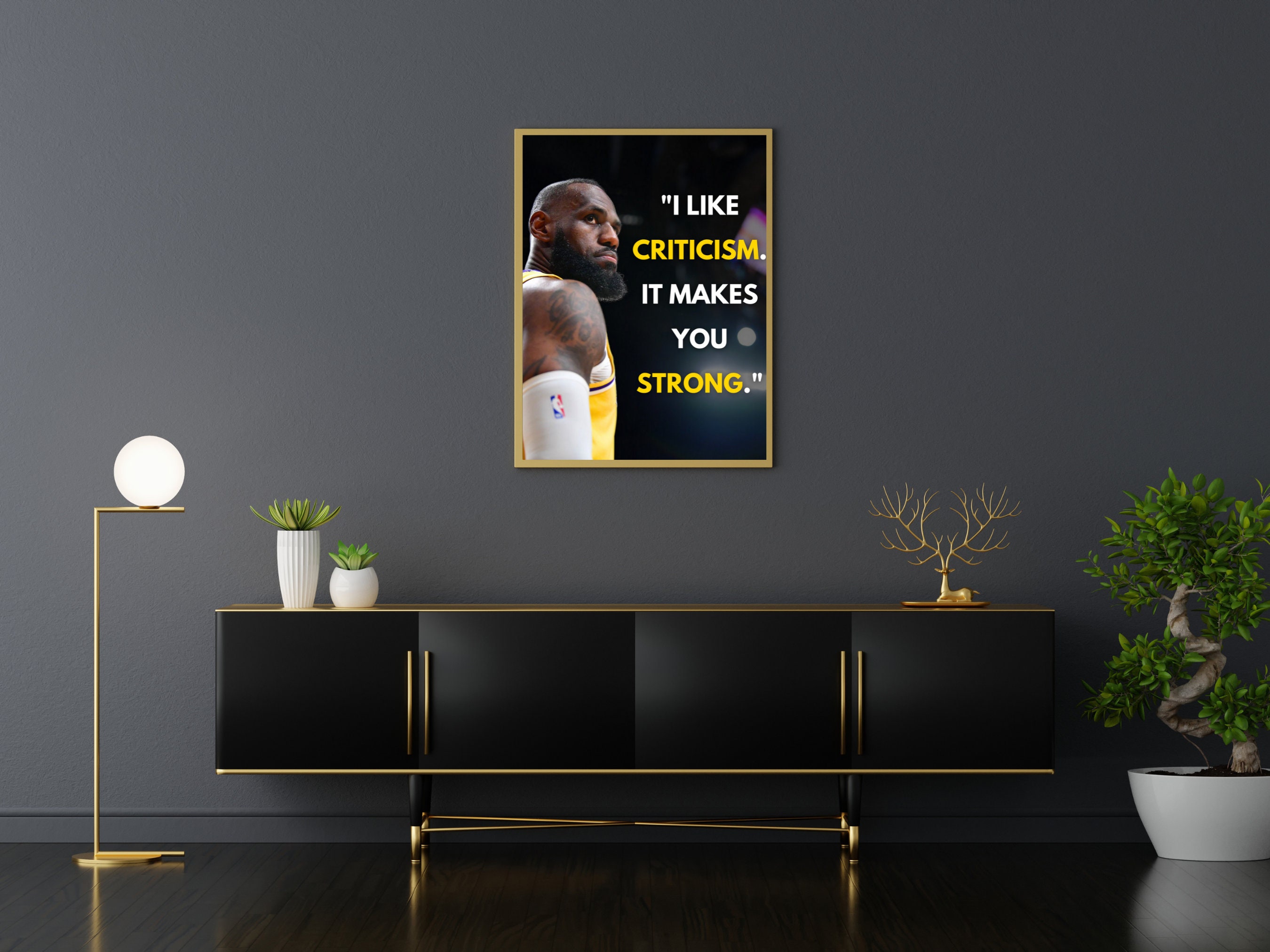 Lebron James Quote Poster, NBA, Basketball, Lakers, Los Angeles Lakers ...