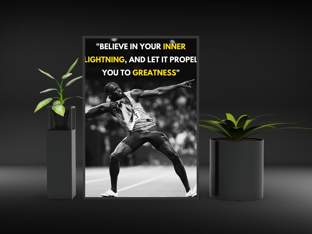 Usain Bolt, Olympics, Jamaica, Bolt, Athletics, Usain Bolt Poster ...