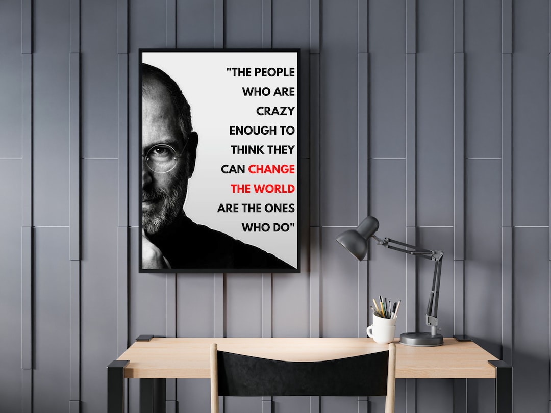 Steve Jobs, Steve Jobs Poster, Steve Jobs Quote, Steve Jobs Print ...