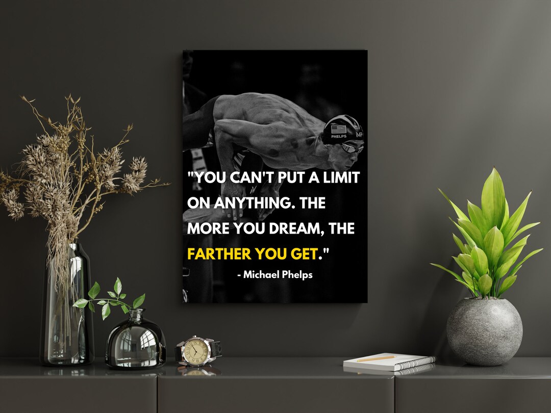 Michael Phelps Poster, Michael Phelps Print, Michael Phelps Art ...