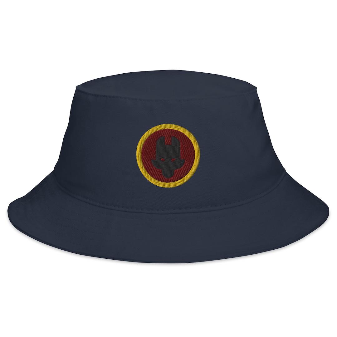 Roma Lupa Minimalist Design Embroidered Bucket Hat Soccer Football Cap ...
