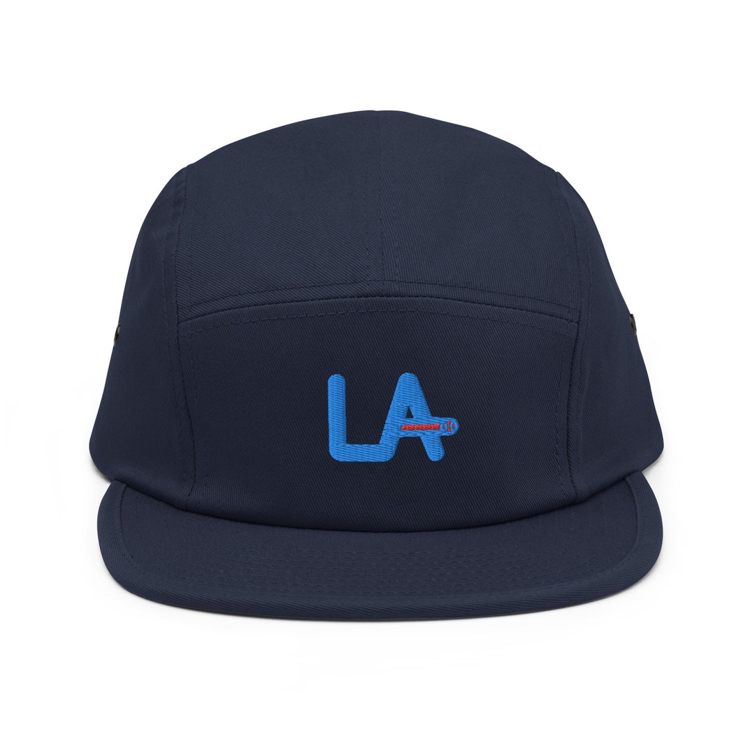 Los Angeles Minimalist Design Embroidered Five Panel Cap Baseball Hat ...