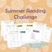 Summer Reading Challenge, Printable PDF, for Kids and Adults, Inspire ...