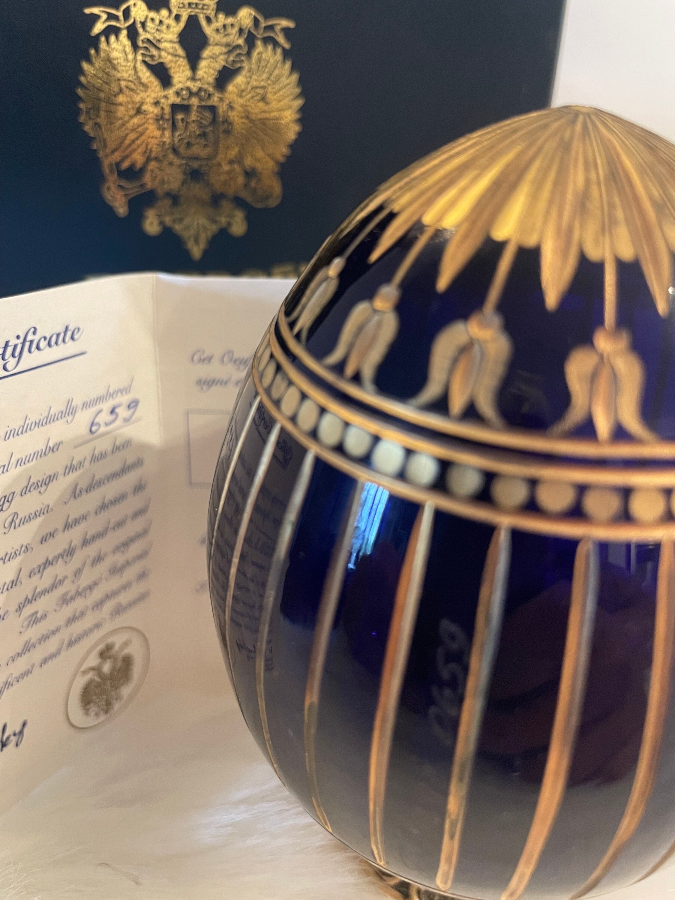 House of Fabergé Numbered Imperial Egg With Original Box and ...