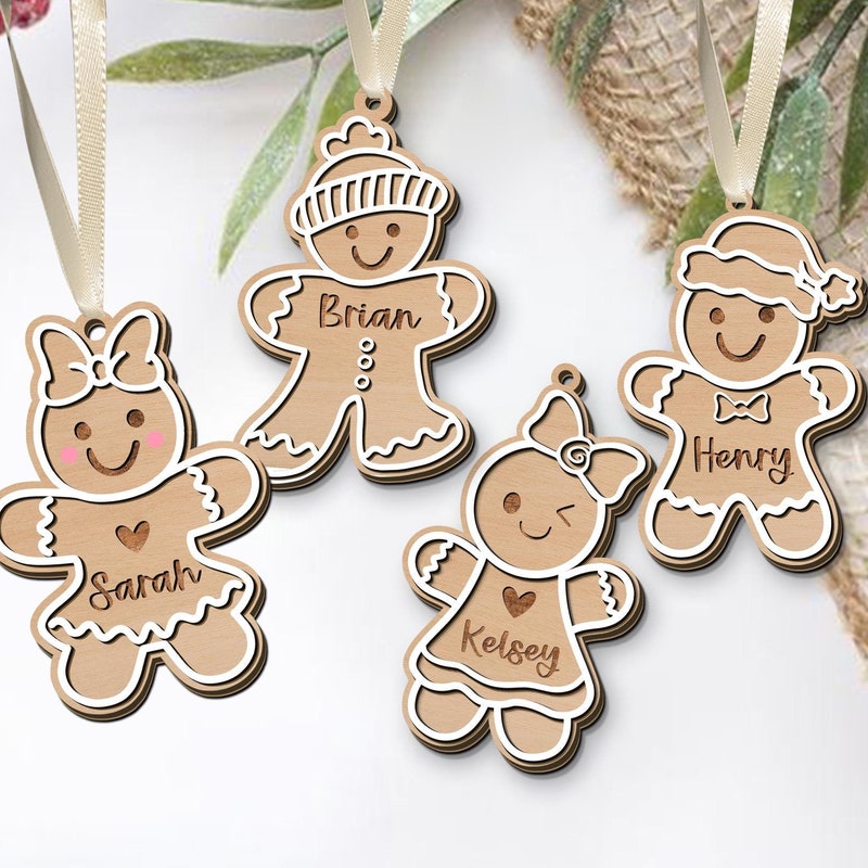 Gingerbread Family - Etsy