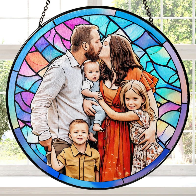 Custom Photo Sun Catcher - Etsy