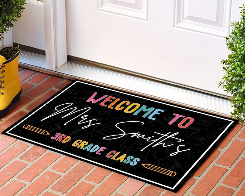 Custom Teacher Classroom Decor, Personalized Teacher Classroom Welcome ...