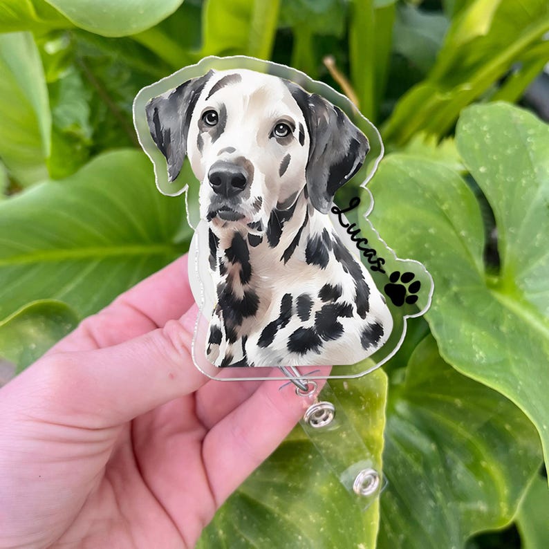 Custom Photo Badge Reel, Dog Badge Reel, Cat Badge Reel, Nurse Badge ...
