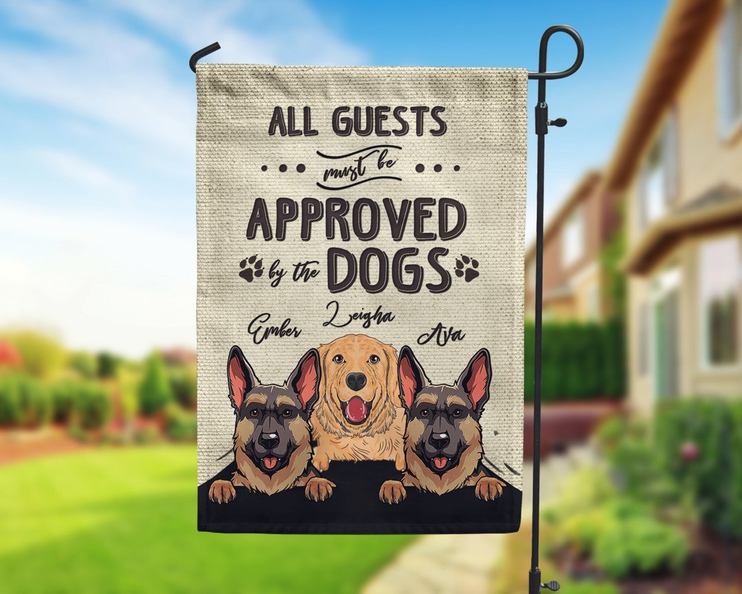 Drapeau de chien personnalisé pour les amoureux des chiens, idées ...