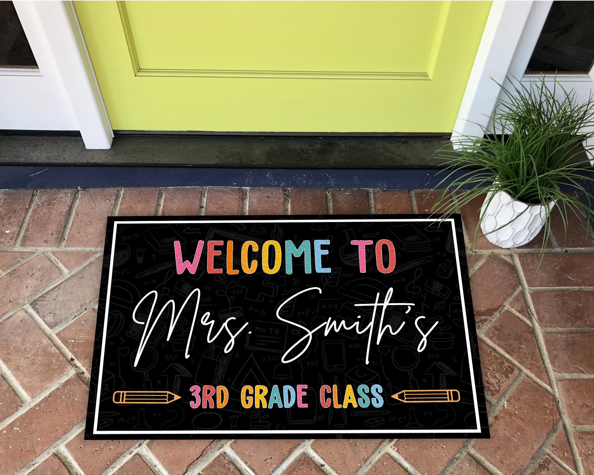 Custom Teacher Classroom Decor, Personalized Teacher Classroom Welcome ...