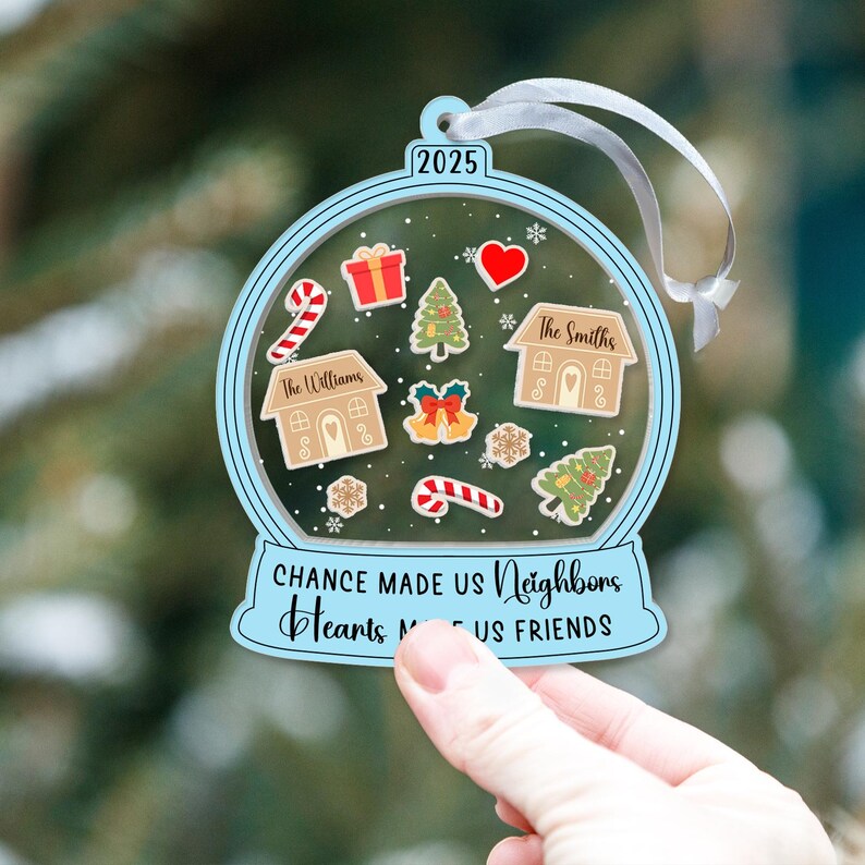 Custom Neighbor Christmas Gift, Neighbor Ornament Gift, New Neighbor ...