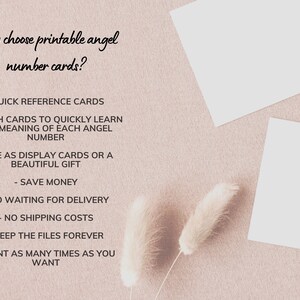Angel Number Printable Oracle Cards, Angel Message Card Deck ...