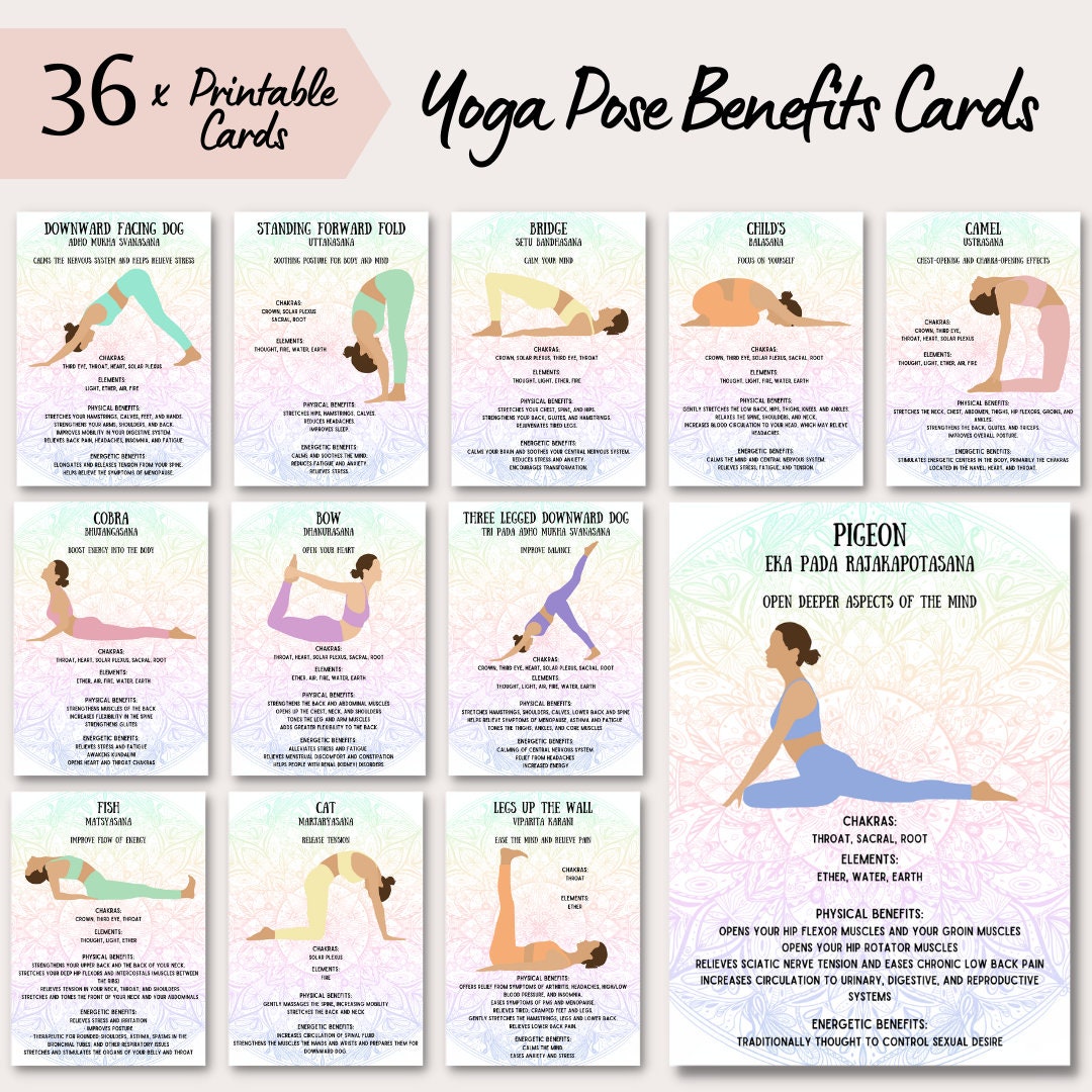 Yoga Pose Cards Printable