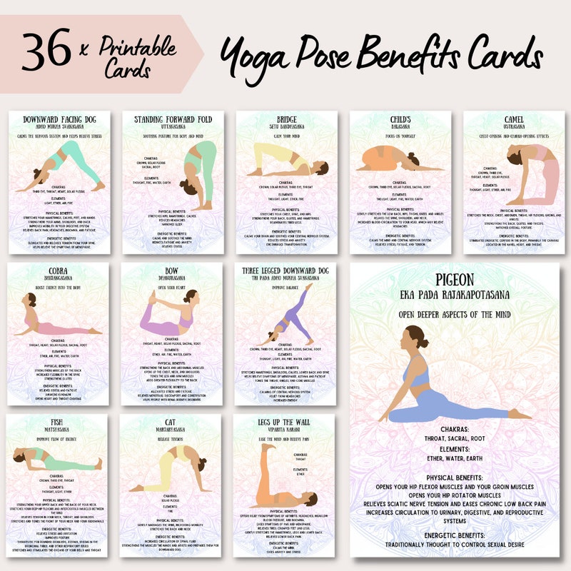 Yoga Card Games - Etsy