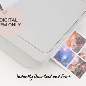 Set of 12 Printable Zodiac Cards, Astrology Packaging Inserts, Star ...