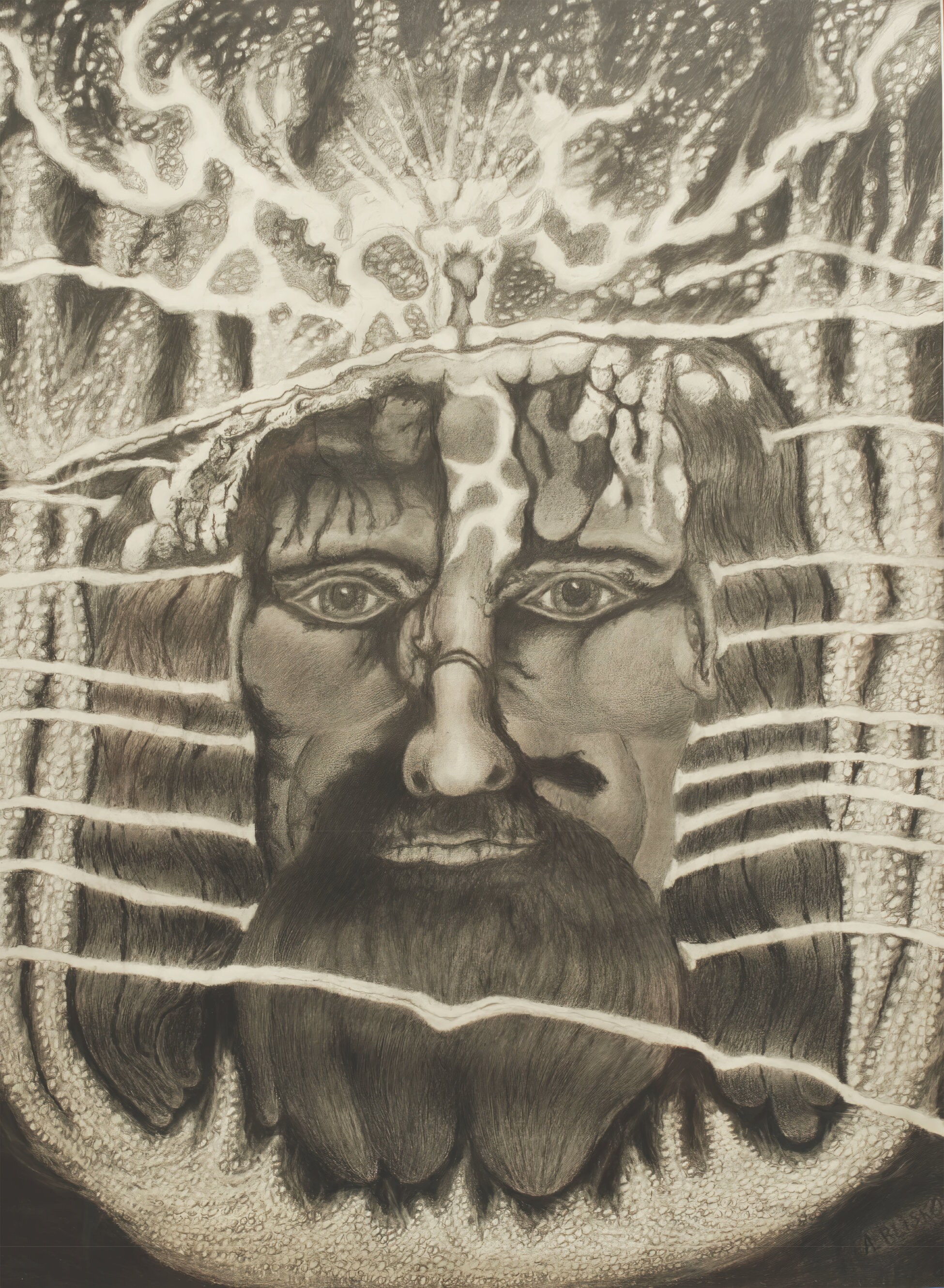 Shroud of Turin Print of Orginal Pencil Drawing, Jesus Transfiguration ...