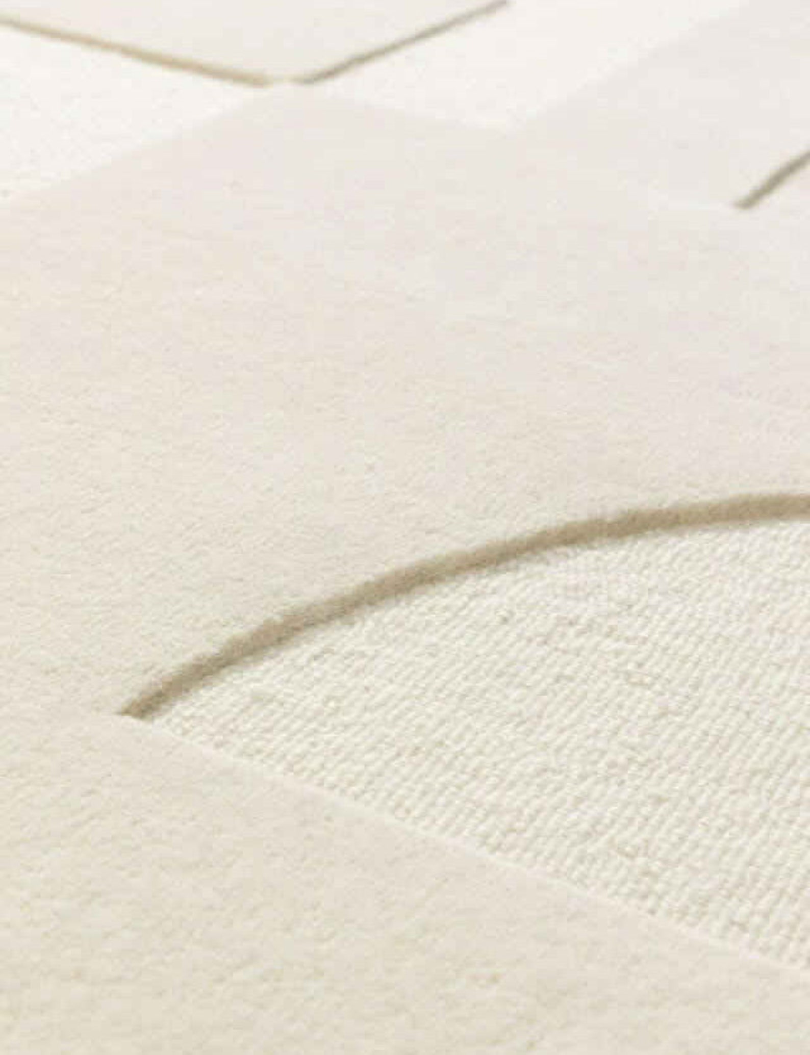 Modern Hand Tufted Rug Ivory High Low Area Rug Modern Wool Rug Handmade ...