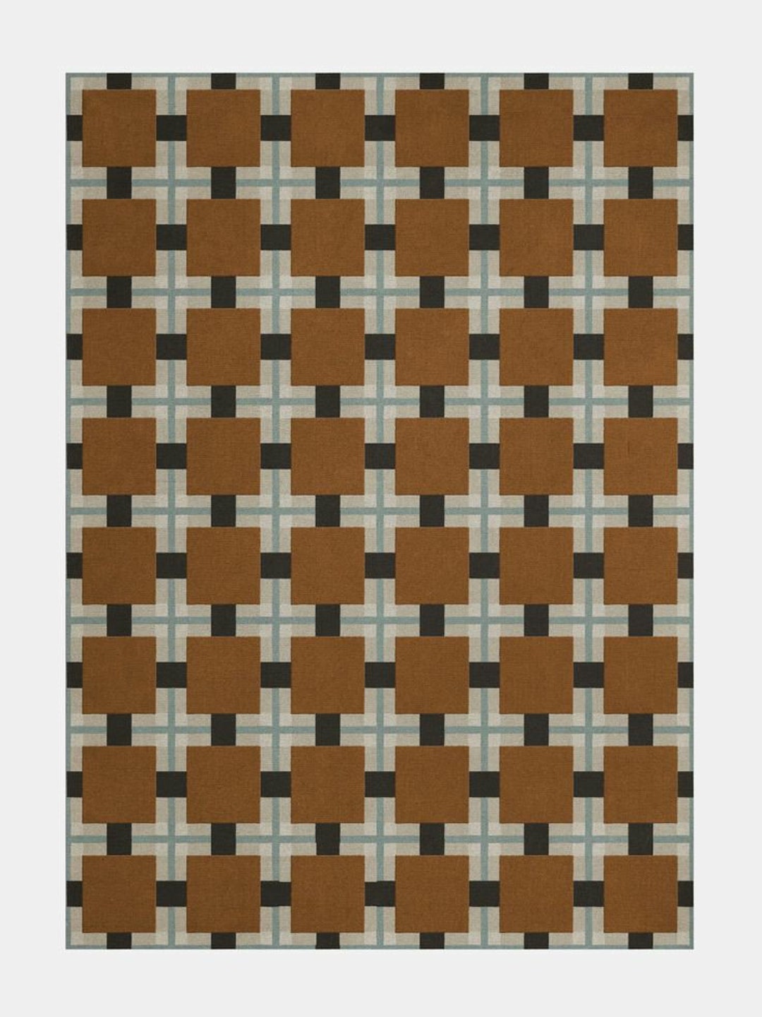 Large Area Rug Hand Tufted Rug 100% Soft Wool Handmade Geometric Rug ...
