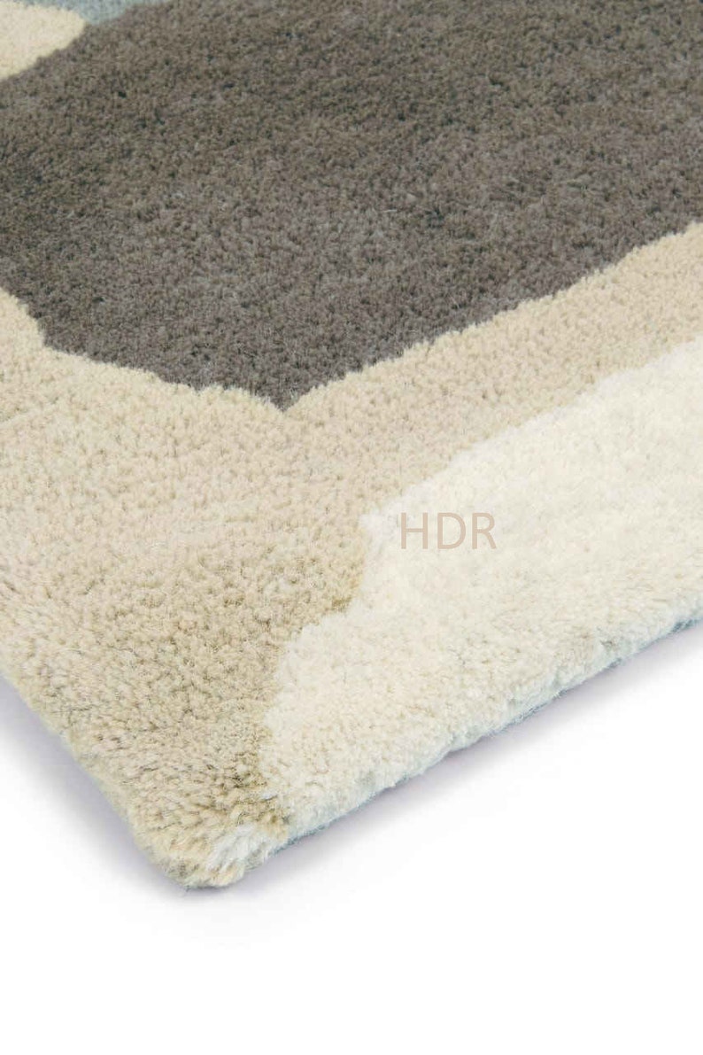 Hand Tufted Modern Ivory Area Rugs 100% Newzealand Wool Handmade ...