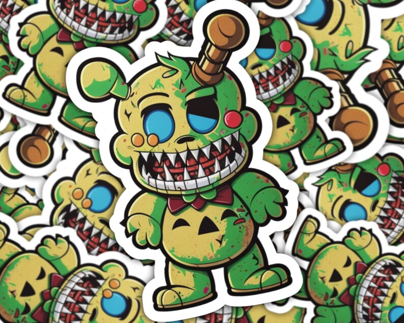 Teddy Gang, Sticker Set Water, Scratch & Uv-resistant Vinyl Sticker ...