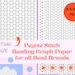 Numbered Peyote Stitch Beading Graph Paper, Beading Pattern, Beading ...