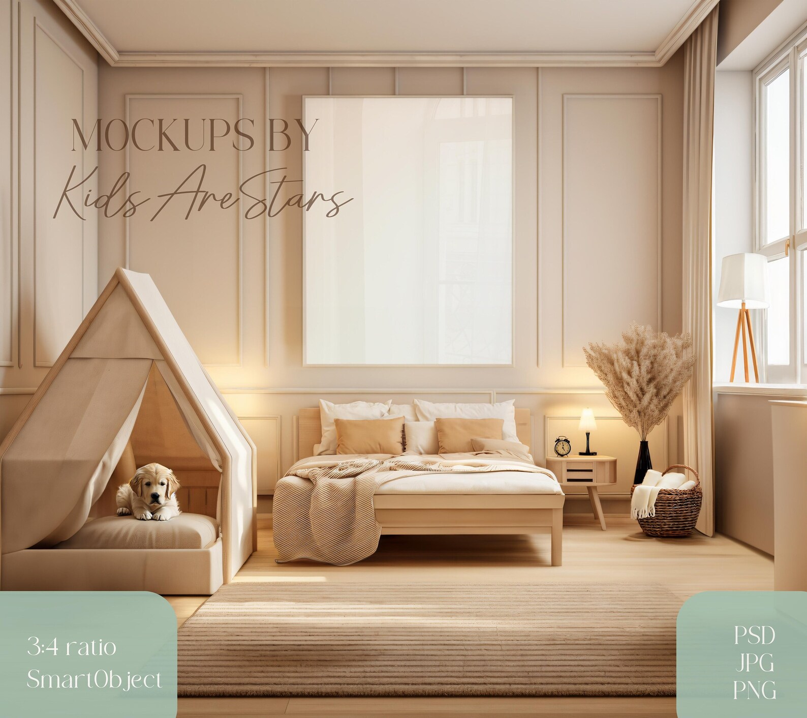 Mockup With Glare, High Quality Mock up Interior Home, 3:4 Aspect Ratio ...