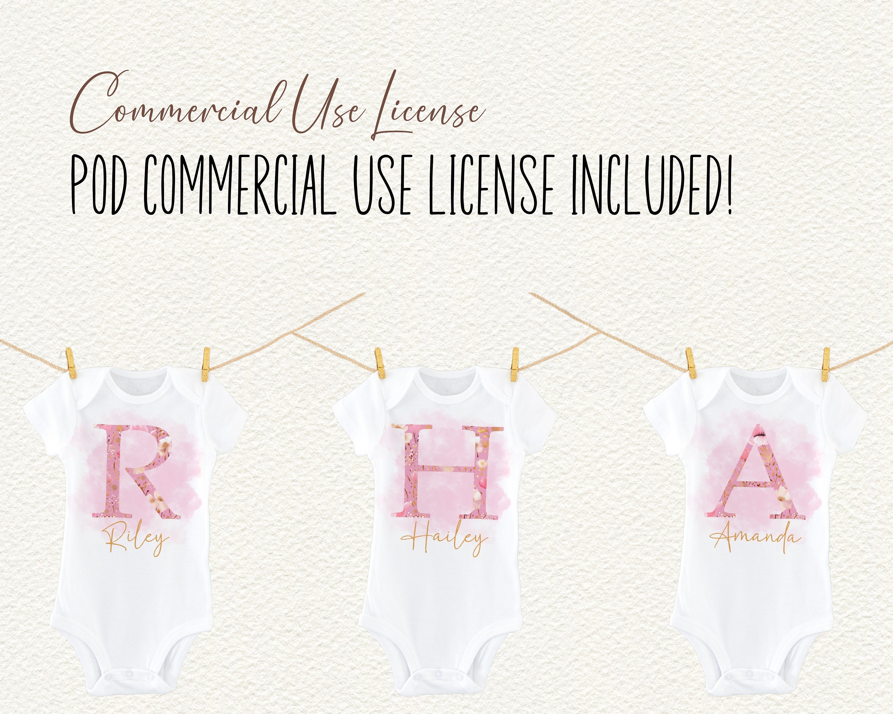 Elegant Glitter Spring Flowers Alphabet Clipart Bundle Commercial Use ...