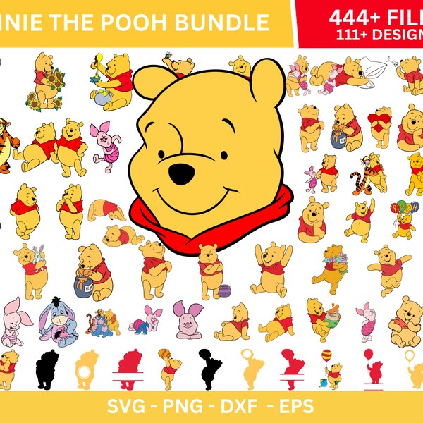 Winnie the Pooh Alphabet Print - Etsy