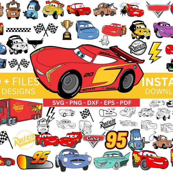 Cars Movie Svg - Etsy