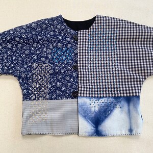 Sashiko & Patchwork Reversible Jacket - Etsy