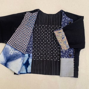 Sashiko & Patchwork Reversible Jacket - Etsy