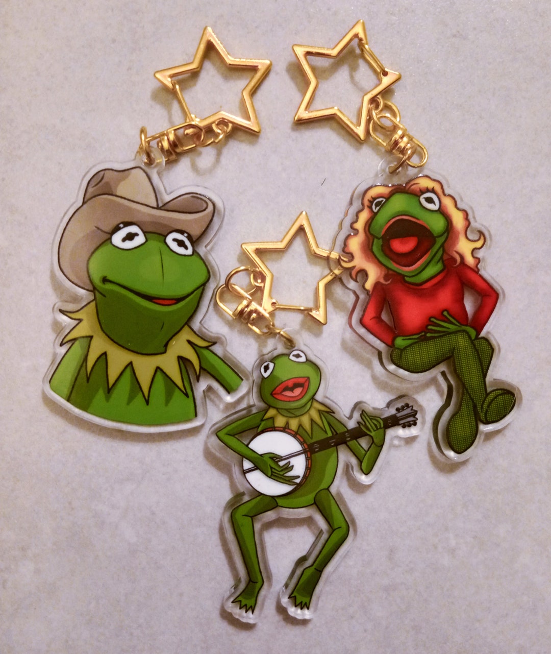 Kermit Keychains - Etsy