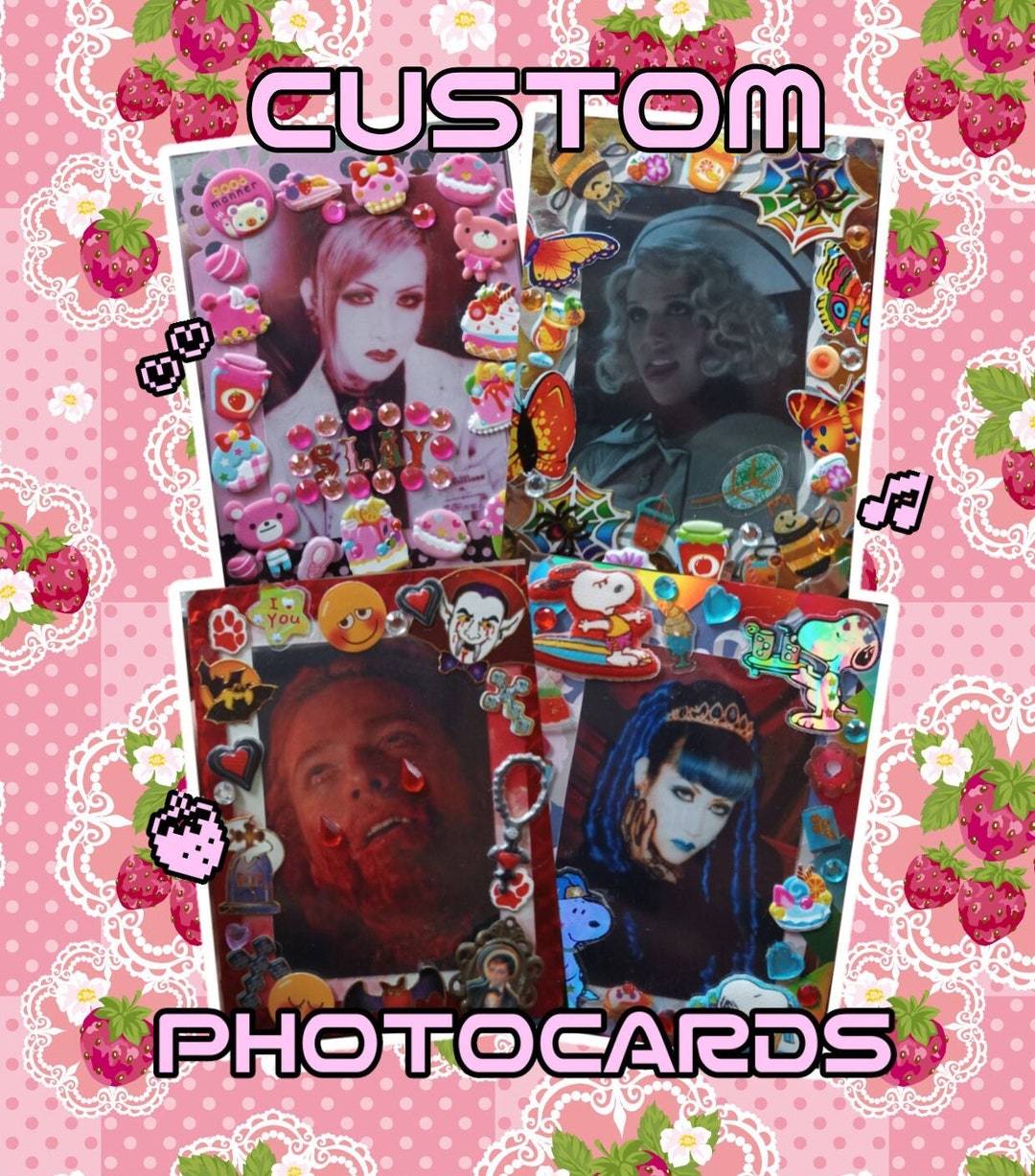 Custom Decorated Photocards - Etsy